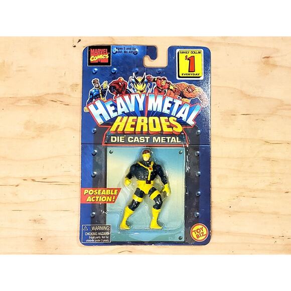 Toybiz | Toys | Marvel Xmen Heavy Metal Heroes Die Cast Cyclops ...